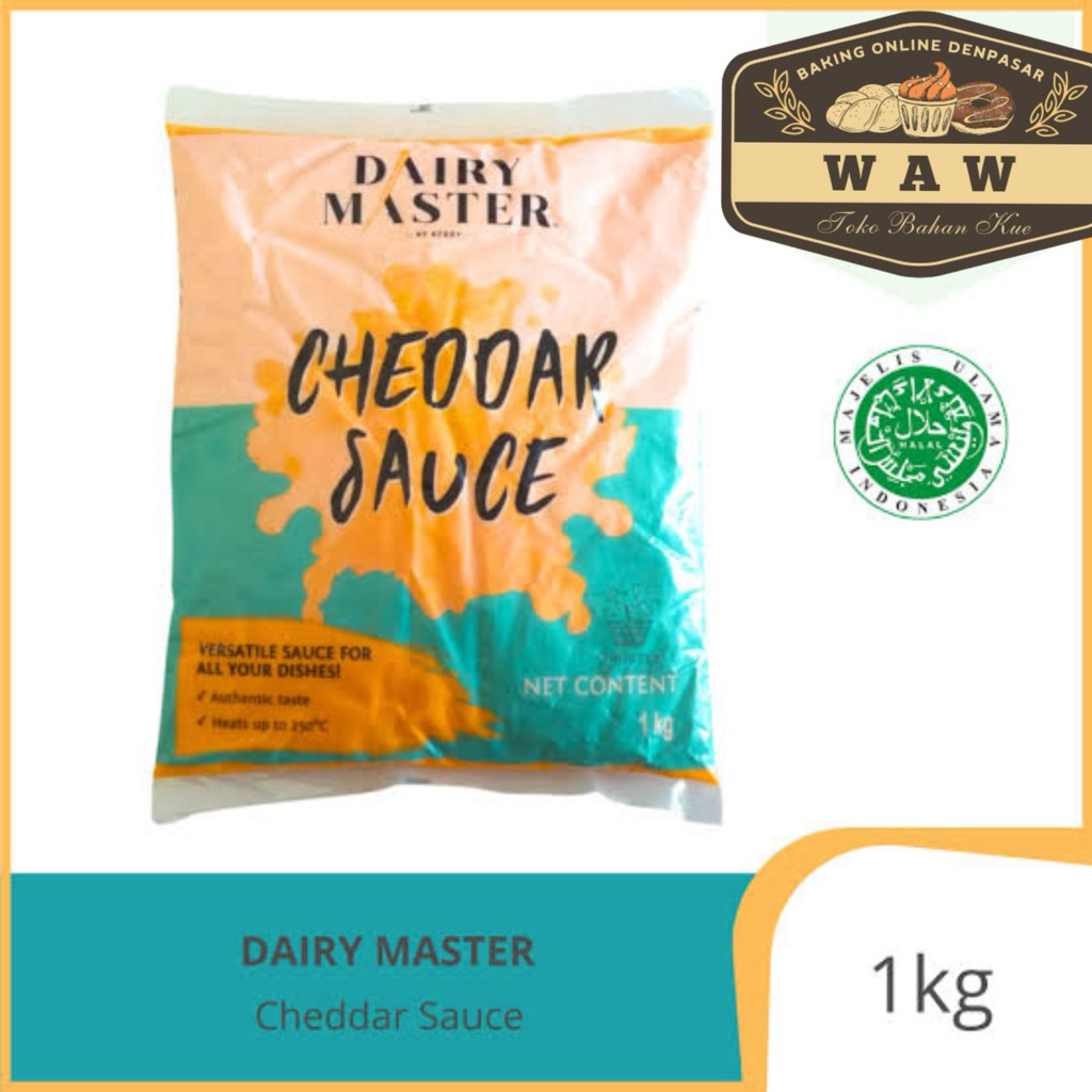 Jual Dairy Master Cheddar Cheese Sauce 1 KG / Saus Keju Dairy Master ...
