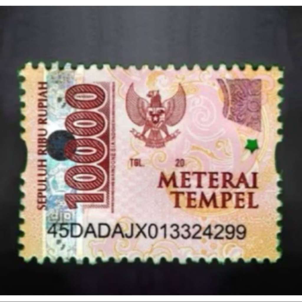 Jual Materai 10000 Dijamin Asli dan Original | Shopee Indonesia