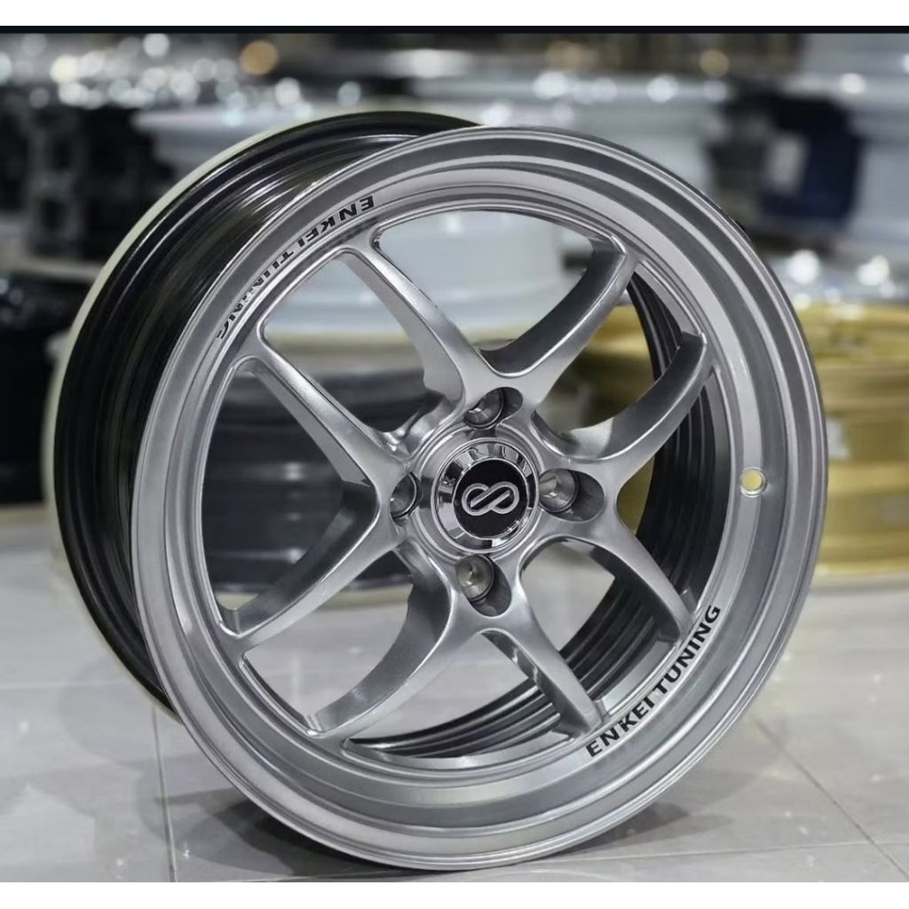 Jual velg racing r15 ENKEI TUNING velg mobil ring 15 brio jazz city yaris agya cayla sigra ...