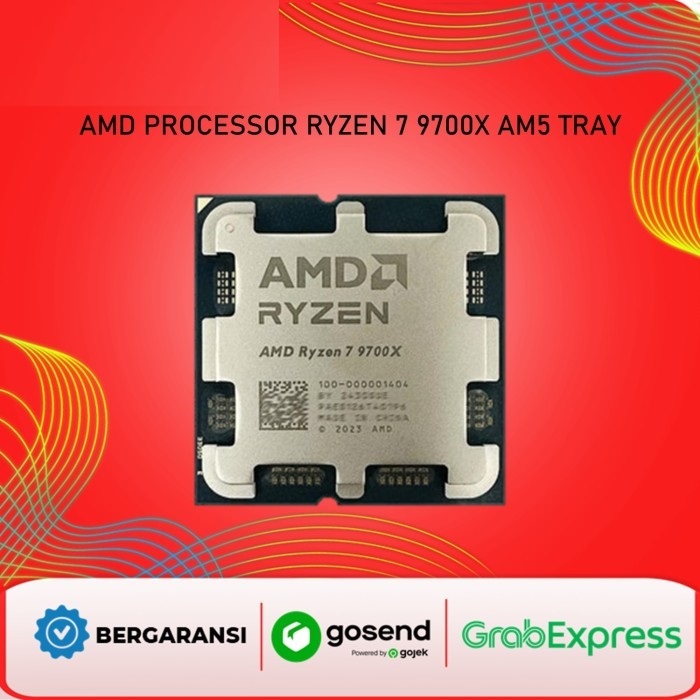 Jual AMD RYZEN 7 9700X AM5 TRAY PROCESSOR GAMING CPU AM5 Garansi Resmi ...