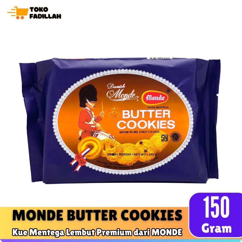 Jual MONDE Butter Cookies 150 gr | Shopee Indonesia