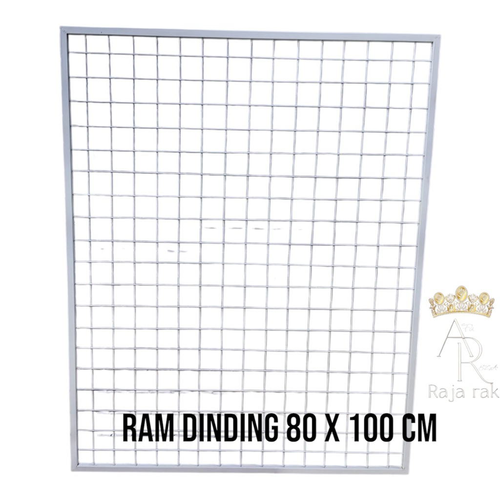 Jual ram dinding/ram bingkai/ram kawat/ram aksesoris display PK 80 x ...