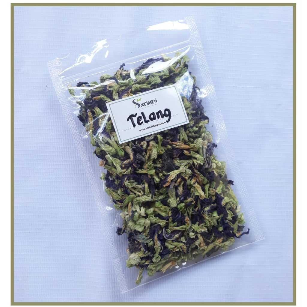 Jual Bunga Telang Kering / Kering Bunga Telang 500 gram / 1000 gram ...