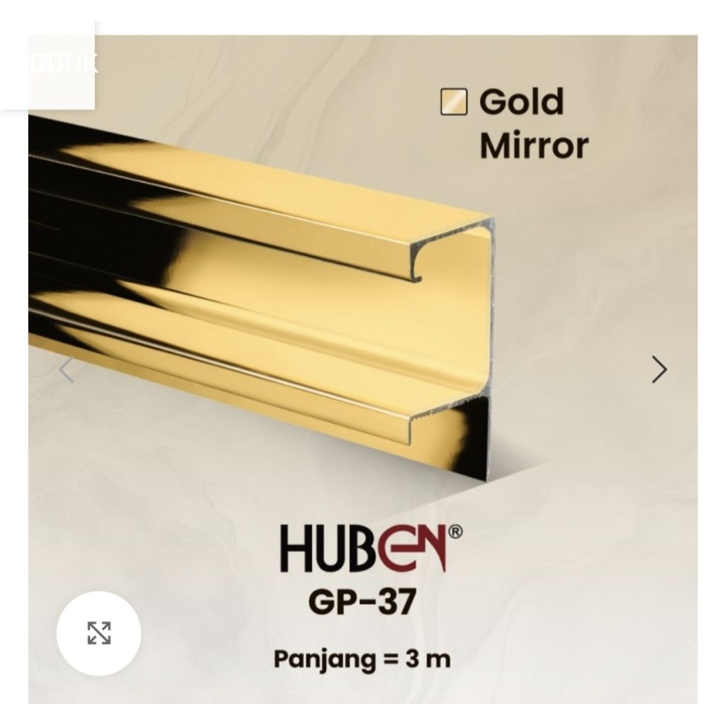 Jual Frame aluminium Huben GP-37 Silver Pasir Gold / handel frame ...