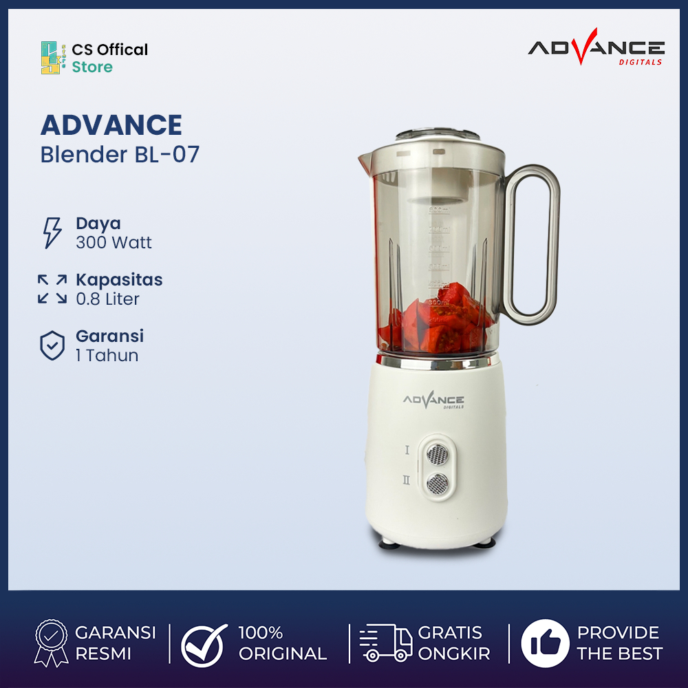 Jual ADVANCE BL-07 Blender 0,8 Liter Multifungsi untuk Jus Buah dan ...