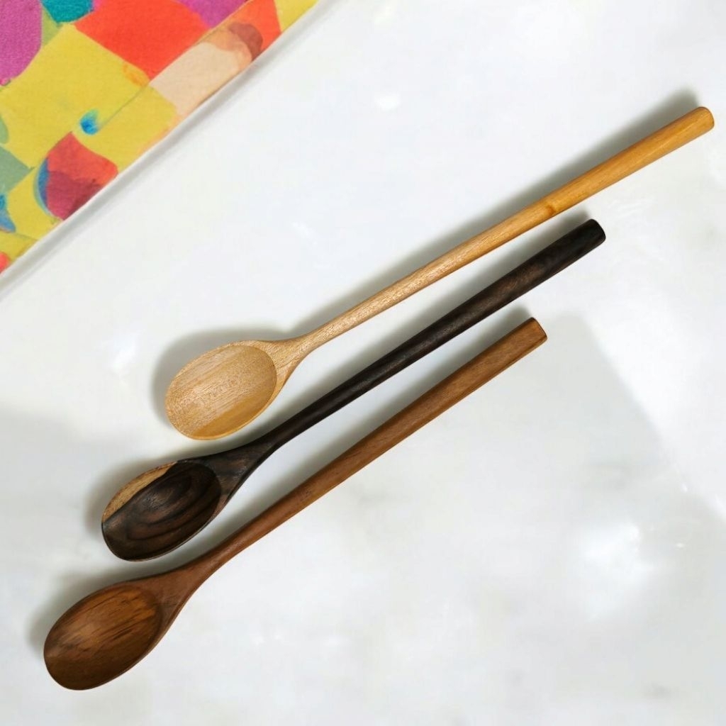 Jual Sendok Kayu Sendok Jus Panjang 22 Cm | Shopee Indonesia