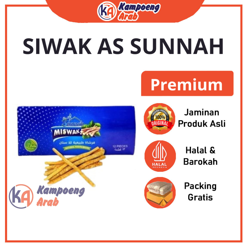 Jual SIWAK AS SUNNAH PREMIUM HALAL & PERAWAT GIGI ALAMI | Shopee Indonesia