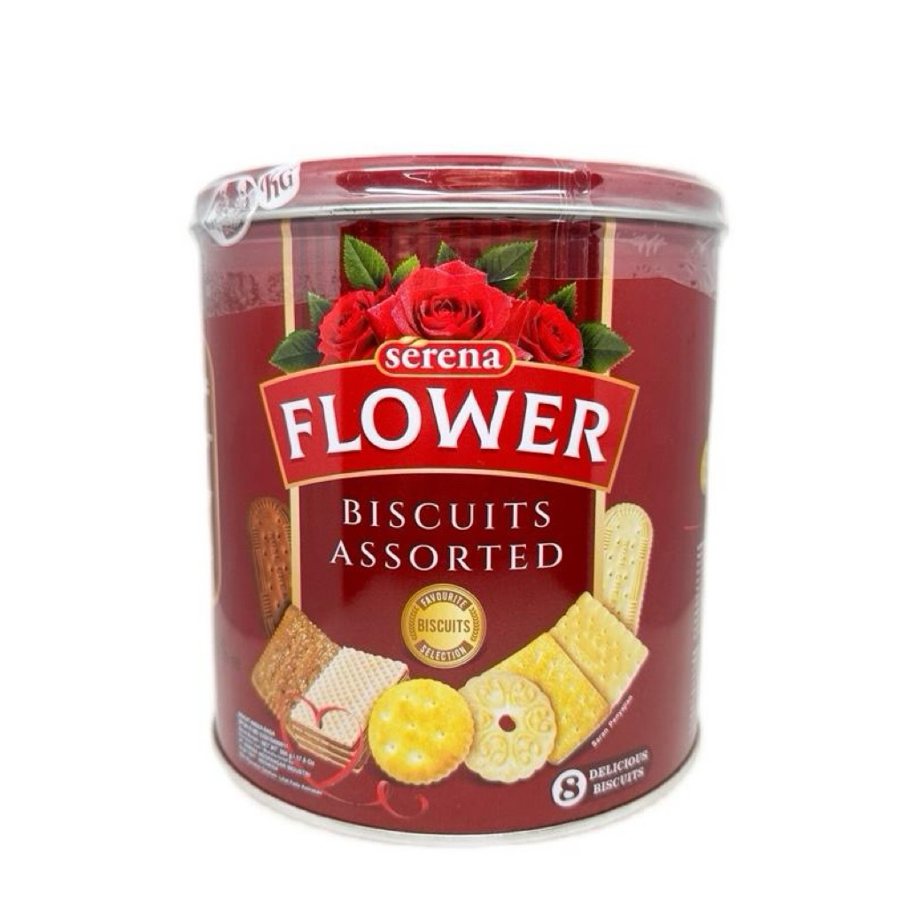 Jual SERENA FLOWER BISCUIT ASSORTED 500GR Wafer Biskuit Gurih Manis ...