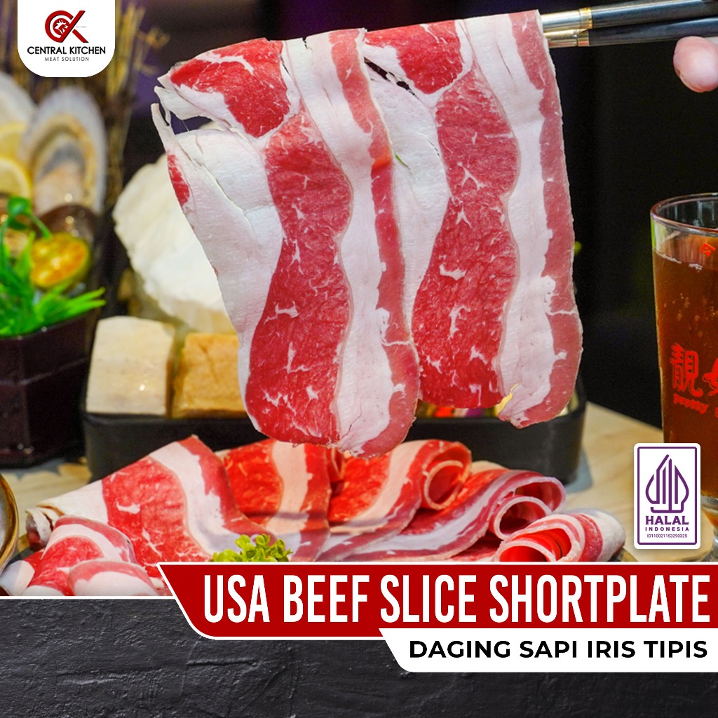 Jual Daging Sapi US SHORTPLATE BEEF SLICE / Yoshinoya Beef pack 1kg ...