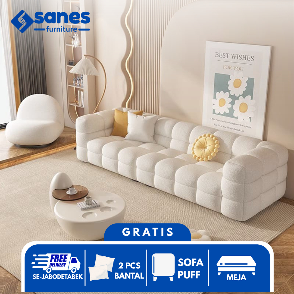 Jual Sofa Ruang Tamu Bread Estetik Minimalis | Shopee Indonesia