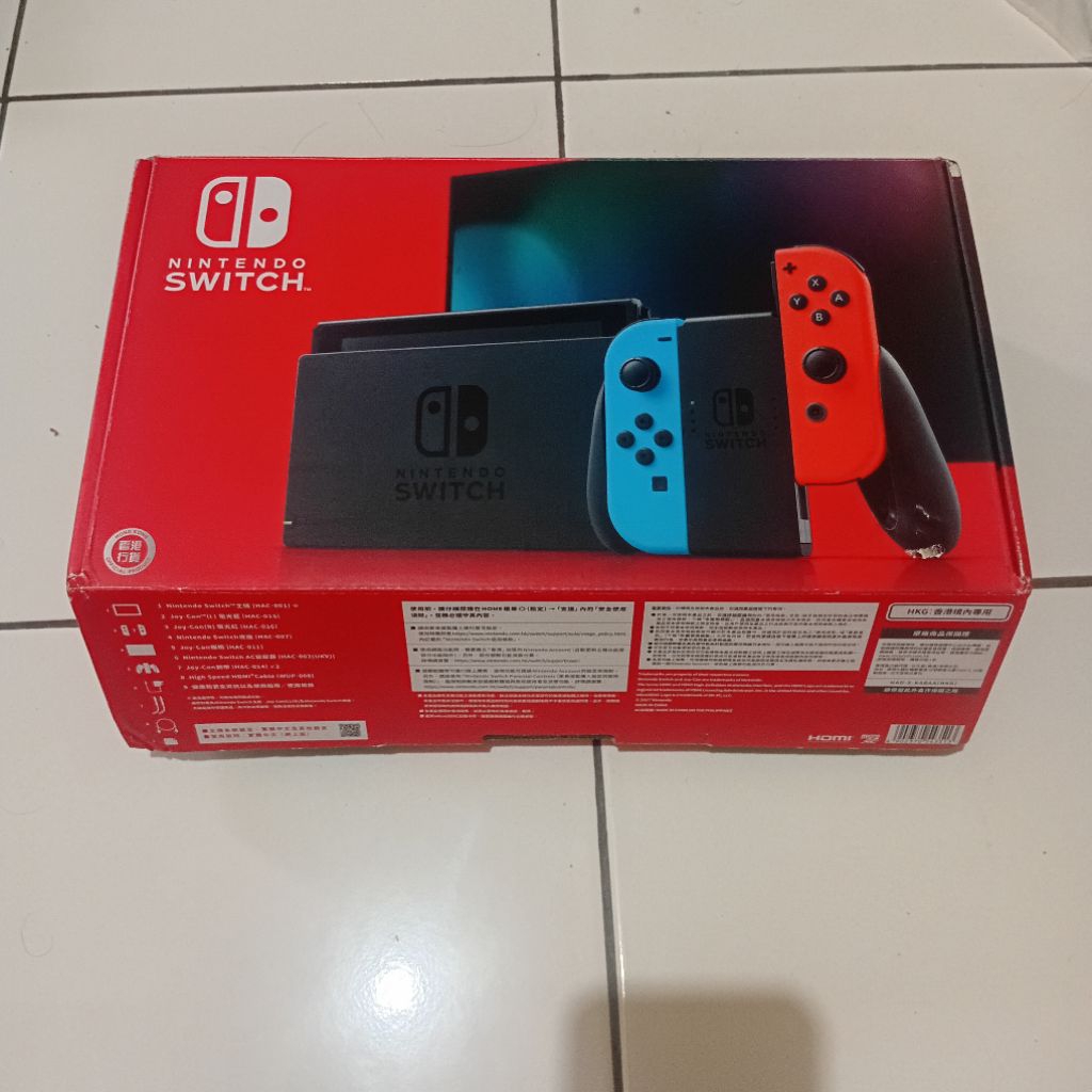Jual Nintendo Switch V2 Neon Fullset | Shopee Indonesia