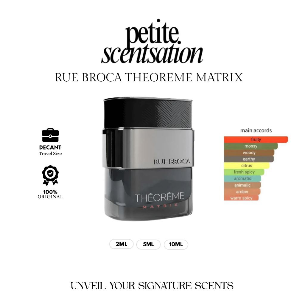 Jual Decant Perfume Rue Broca Theoreme Matrix Pour Homme Eau De Parfum ...