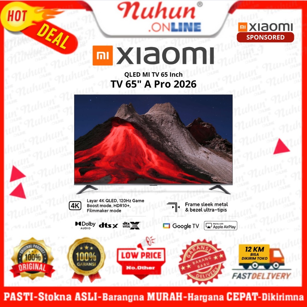 Jual Xiaomi TV 65" A Pro 2026 QLED MITV L65MB-APID | Shopee Indonesia