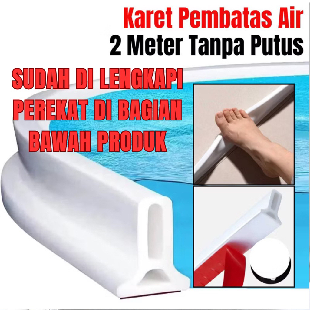 Jual ALEENK Water Stopper Bathroom Wastafel Karet Penahan Air | Shopee ...