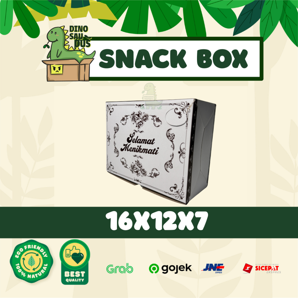Jual [MOTIF BATIK] Snack Box / Box Catering 16x12x7 cm – Dus Snack ...