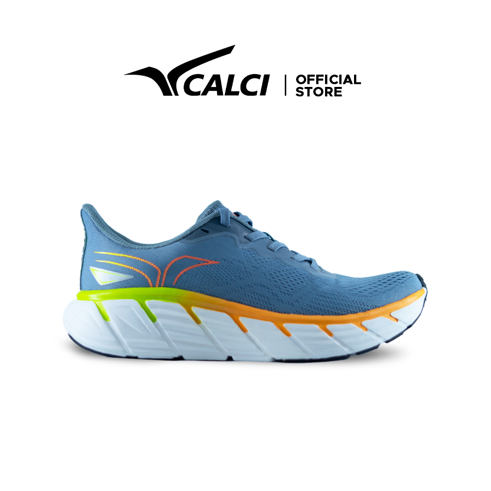 Jual CALCI Sepatu Lari / Running Shoes Audacity Blast - Citadel/Orange ...