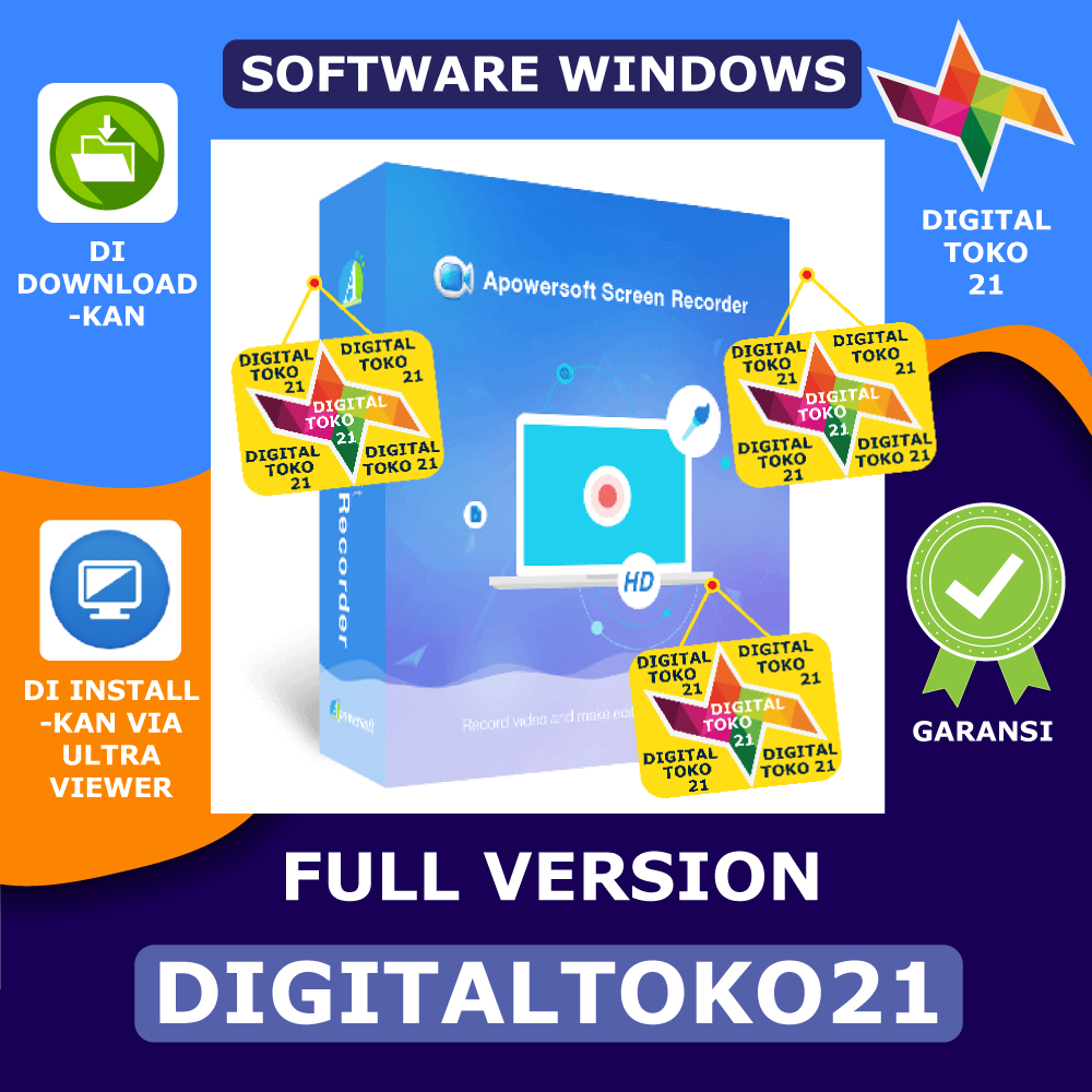 Jual [Diinstallkan] Apowersoft Screen Recorder Pro 2.5.1.1 Full Version ...