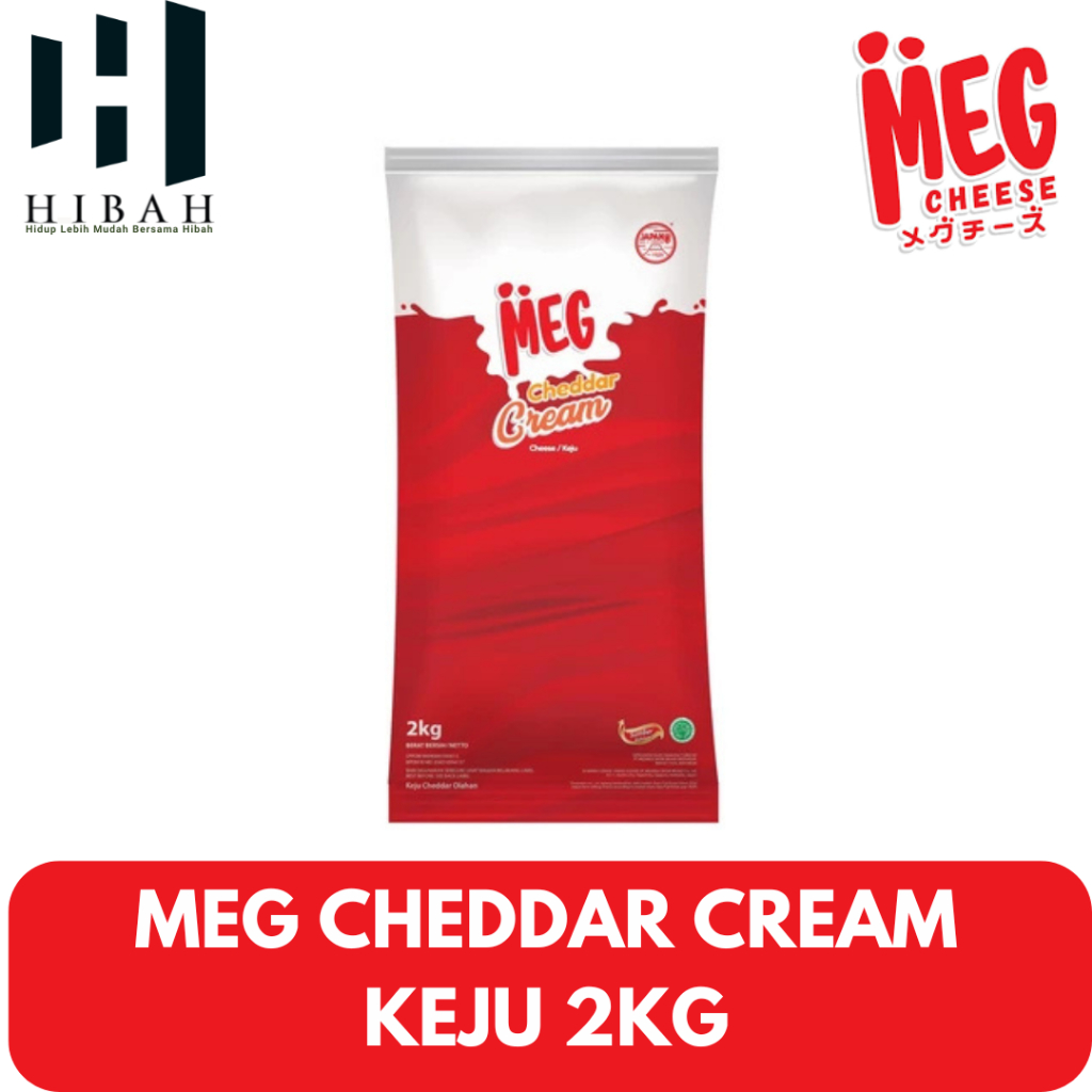 Jual MEG Cheddar Cream Keju 2 Kg | Shopee Indonesia