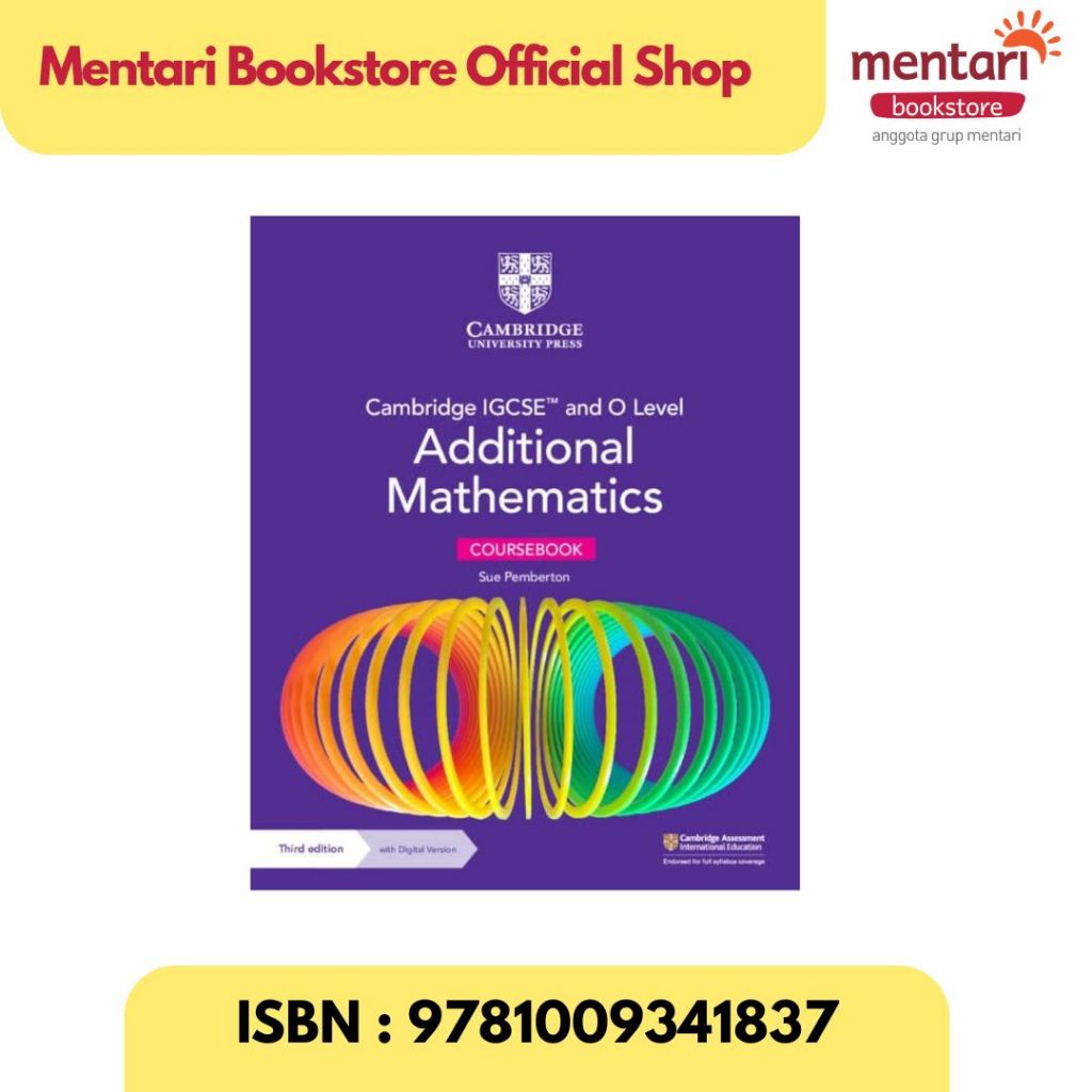 Jual Cambridge IGCSE™ and O Level Additional Mathematics Coursebook with Digital Version (2 ...