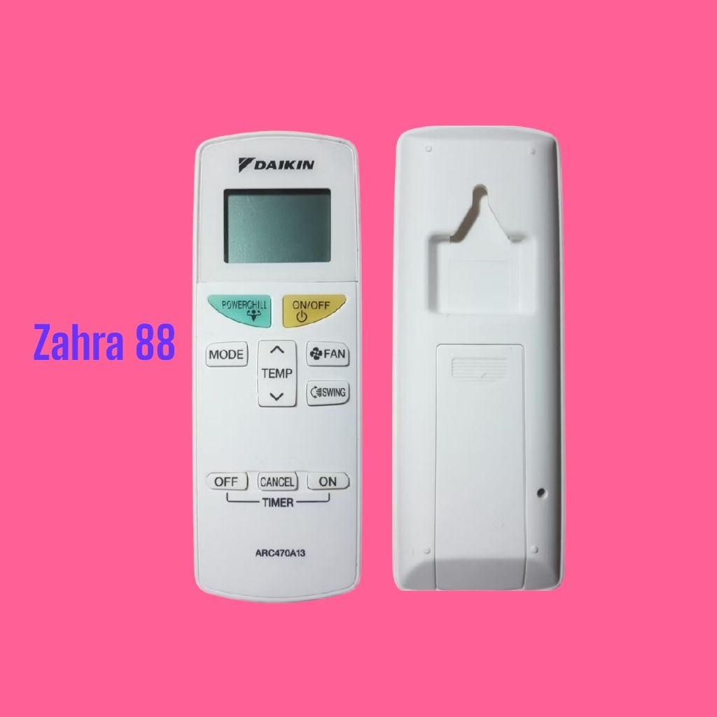 Jual REMOT DAIKIN ARC470A13 / REMOTE DAIKIN ARC470A13 BARANG SECOND ORIGINAL CABUTAN DARI AC ...