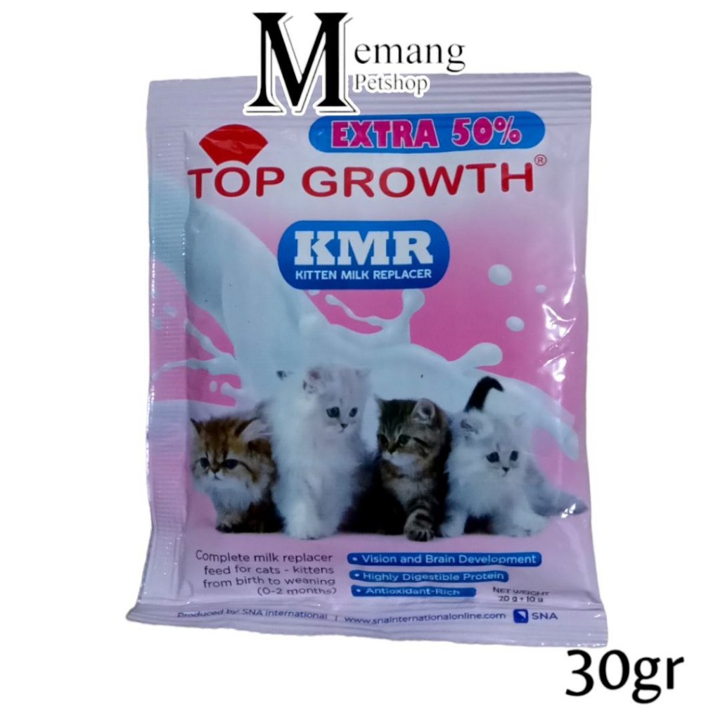 Jual 1 Sachet Top Growth Milk Kitten Replacer 30gram - Susu Anak Kucing ...
