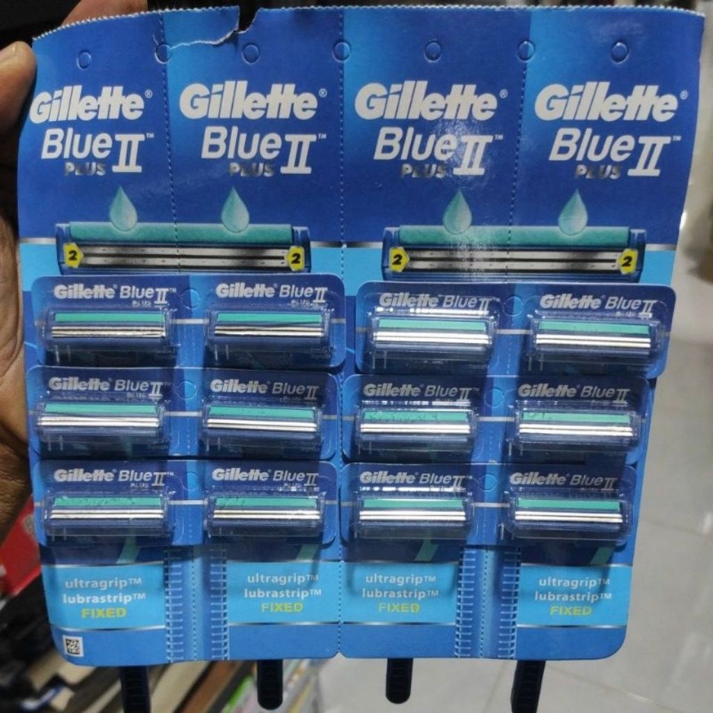 Jual Gillette Blue 2 plus alat cukur (12 Pcs) || Cukur Jenggot | Shopee ...
