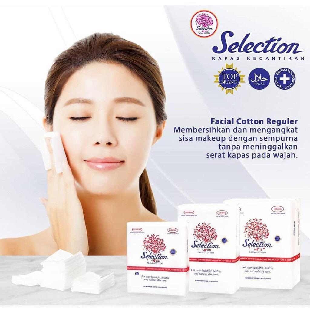 Jual KAPAS SELECTION Facial Cotton Kotak 35gr | 50gr | 75gr | Shopee ...