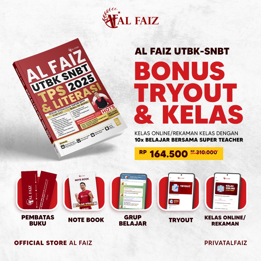Jual Buku AL FAIZ UTBK SNBT TPS & LITERASI 2025 | Shopee Indonesia