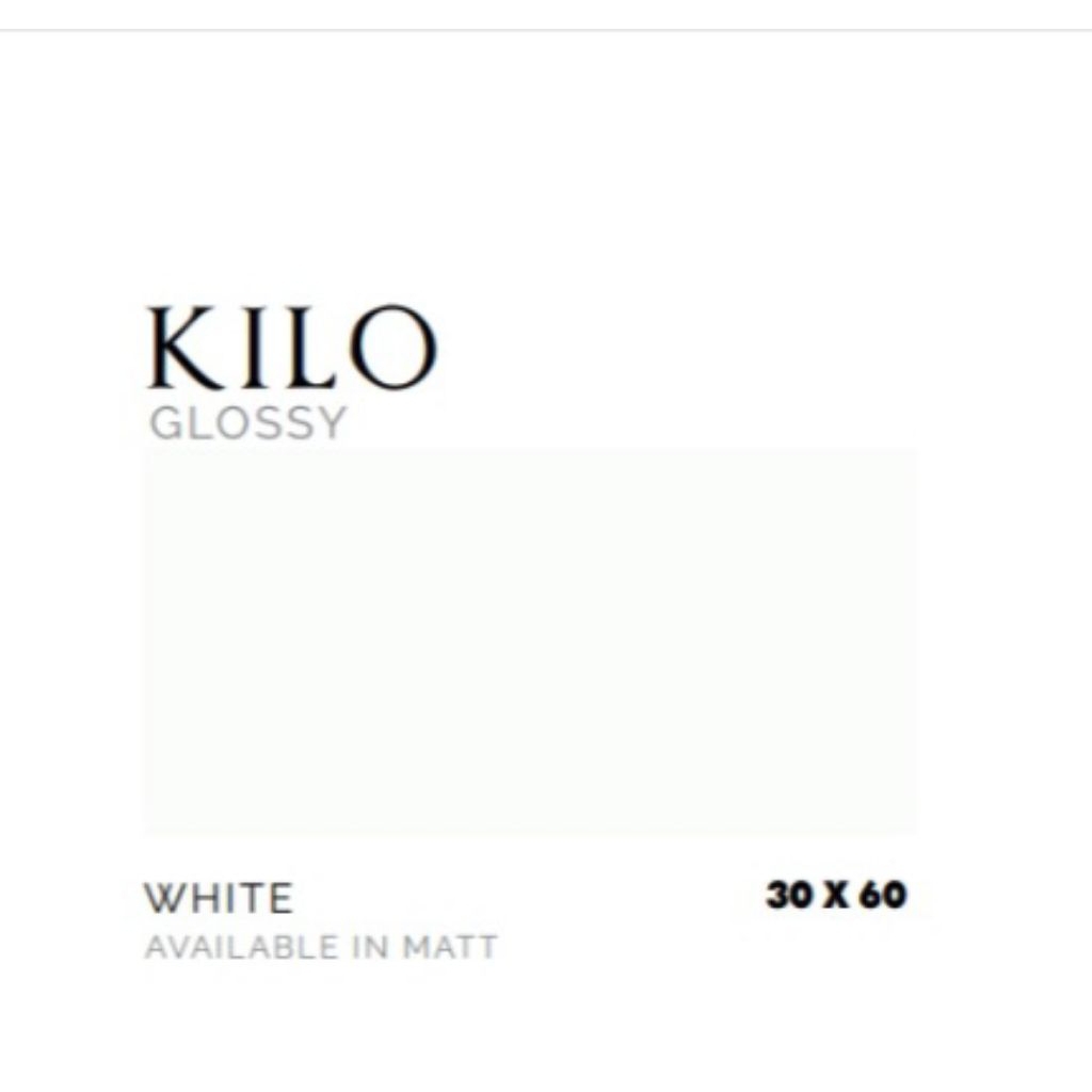 Jual KERAMIK MERK PLATINUM TIPE KILO WHITE UKURAN 30X60 WARNA PUTIH ...