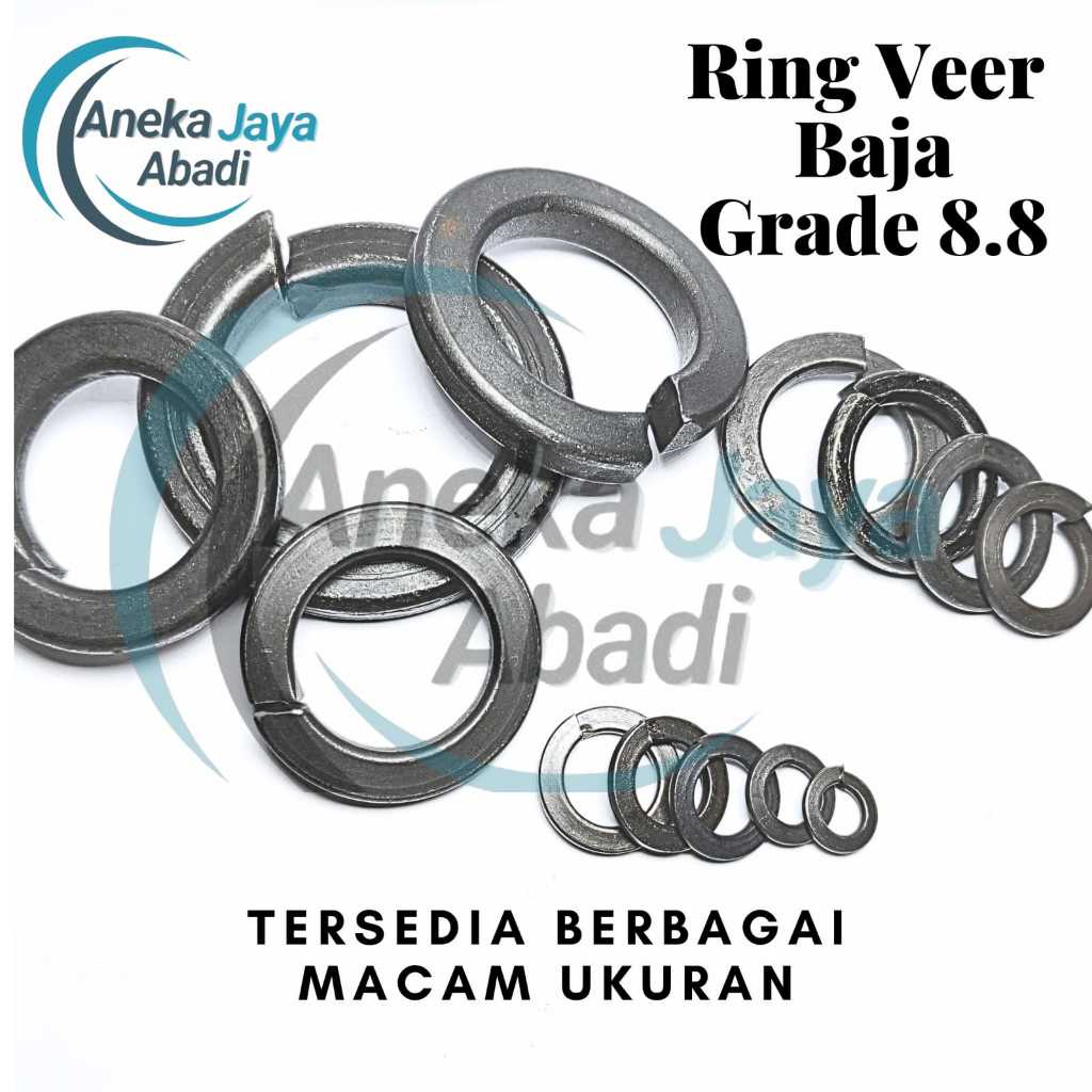 Jual Ring Veer / Per Baja 8.8 / Spring Washer - M6 - M8 - M10 - M11 ...