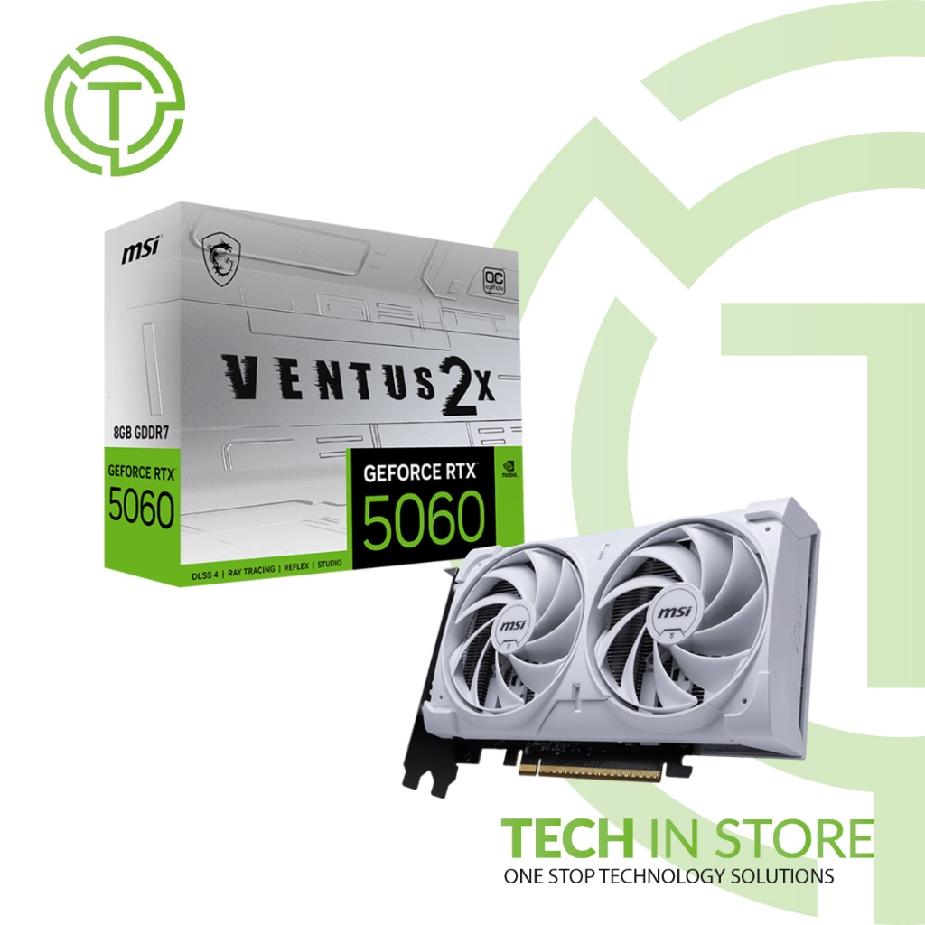 Jual VGA Card MSI GeForce RTX 5060 8G VENTUS 2X OC WHITE - 8GB GDDR7 ...