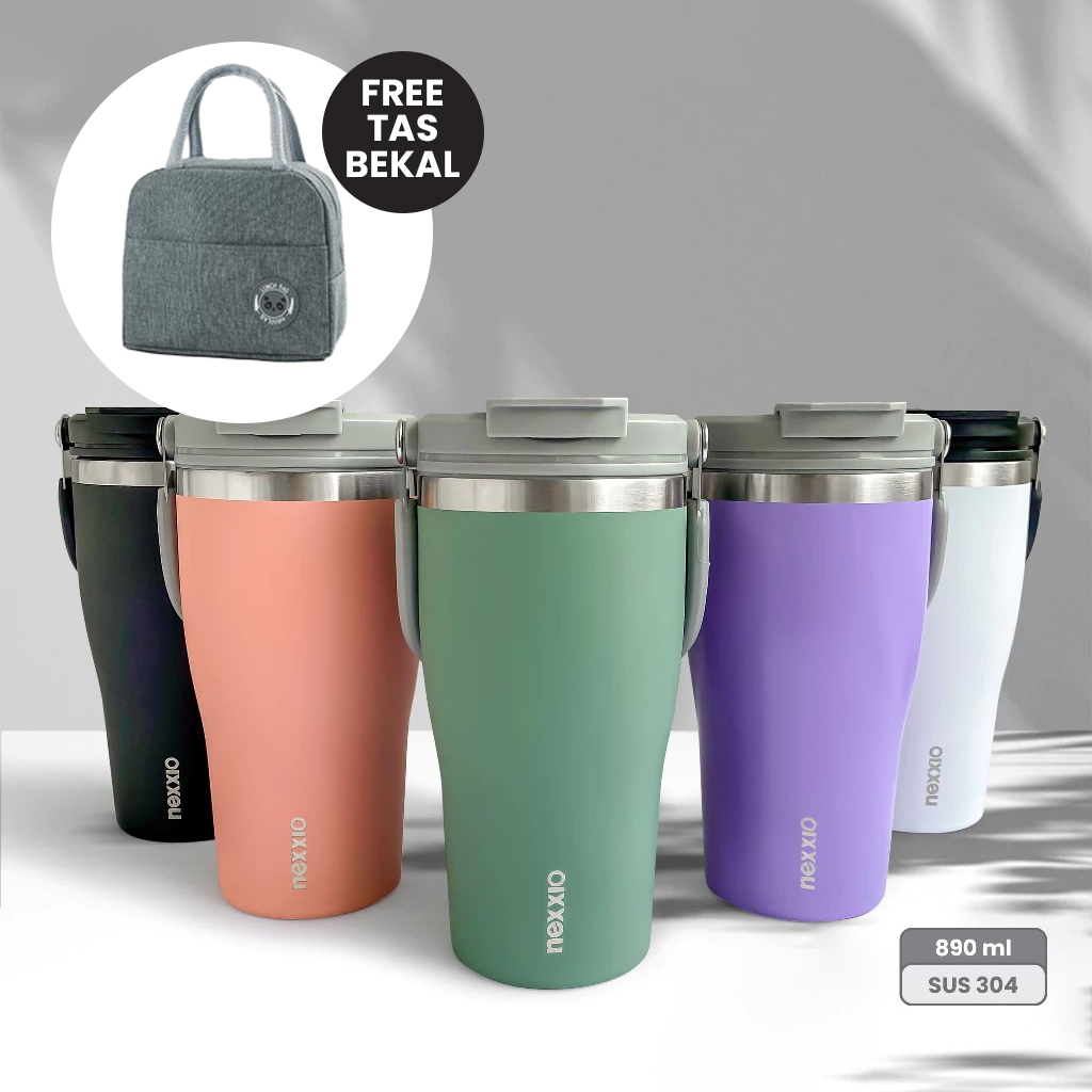 Jual Nexxio Tumbler Stainless 890ml SUS 304 / Botol Minum Stainless ...