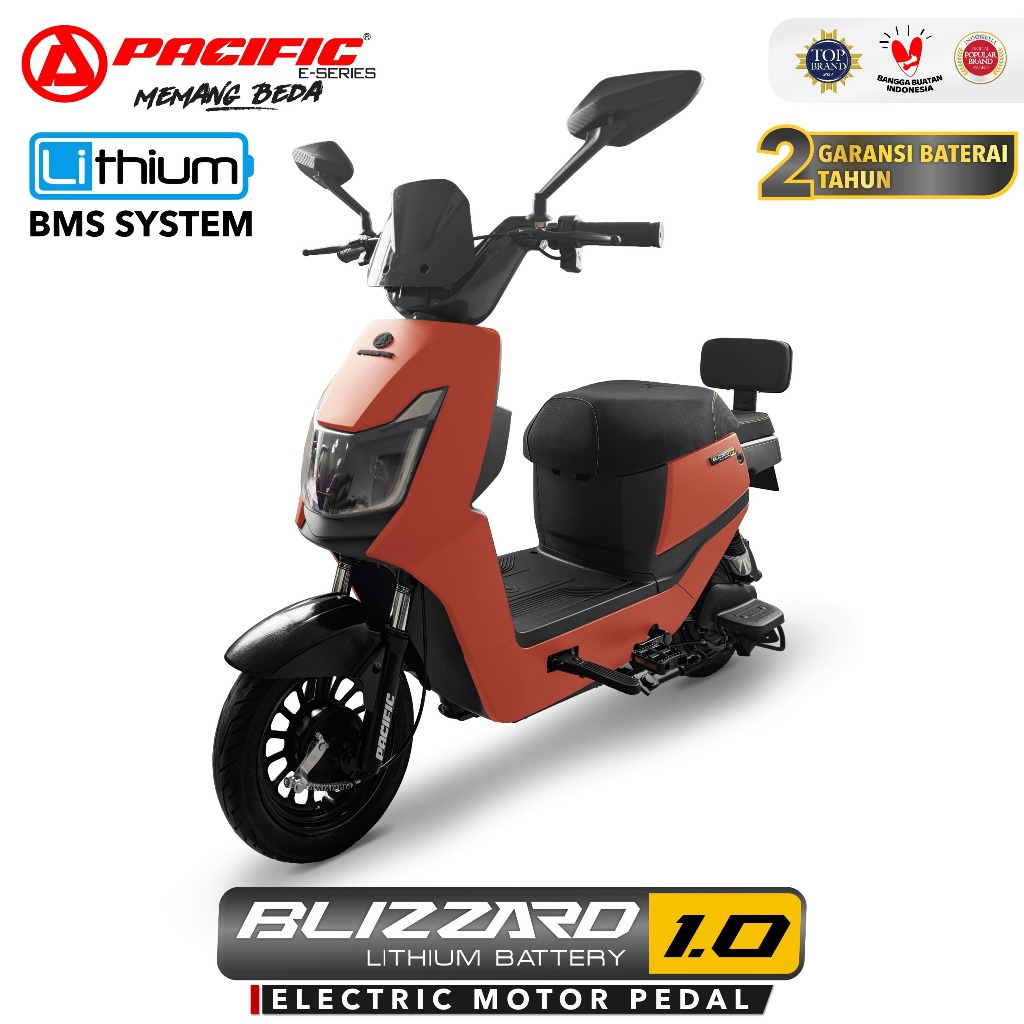 Jual Sepeda listrik PACIFIC ZECKROM 300/ PACIFIC BLIZZARD 1.0/BLIZZARD 2.0 /EXOTIC EV929 batrai ...