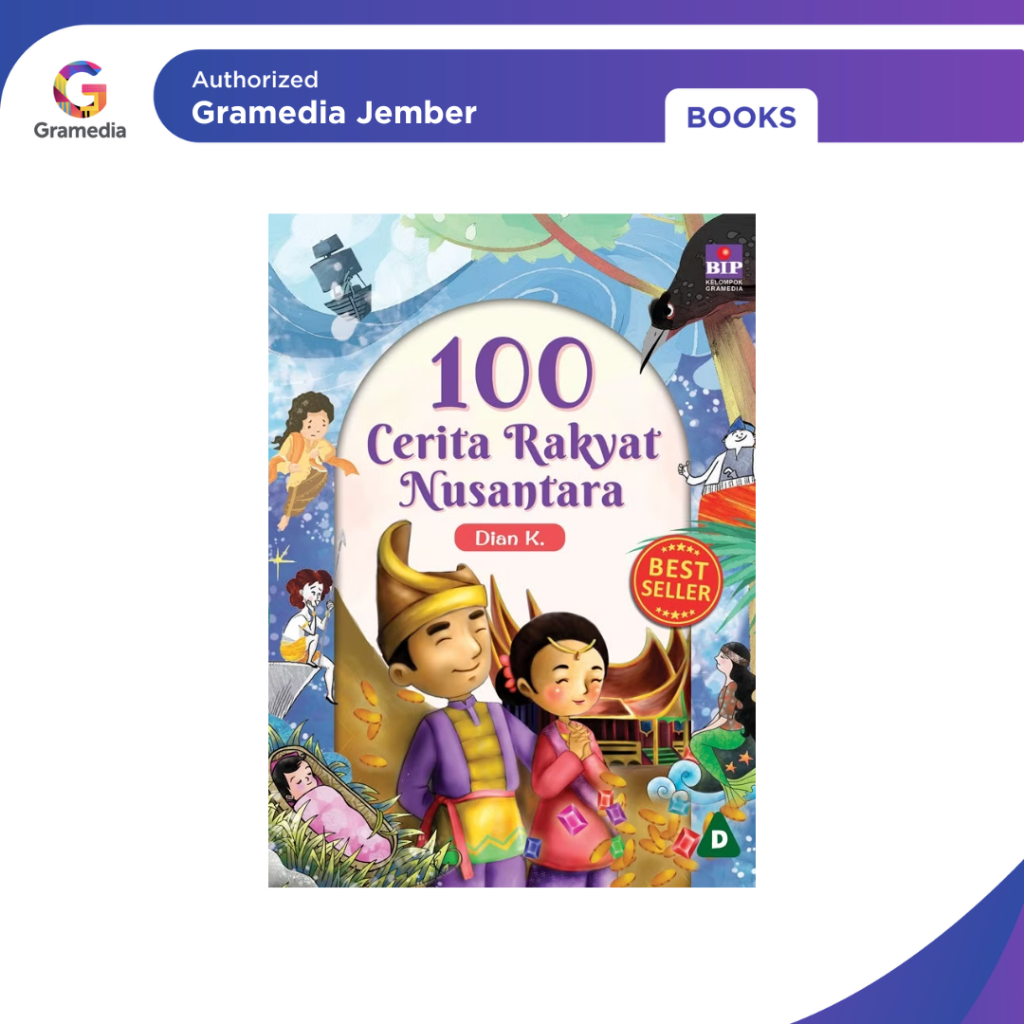 Jual Buku 100 Cerita Rakyat Nusantara - Gramedia Jember | Shopee Indonesia