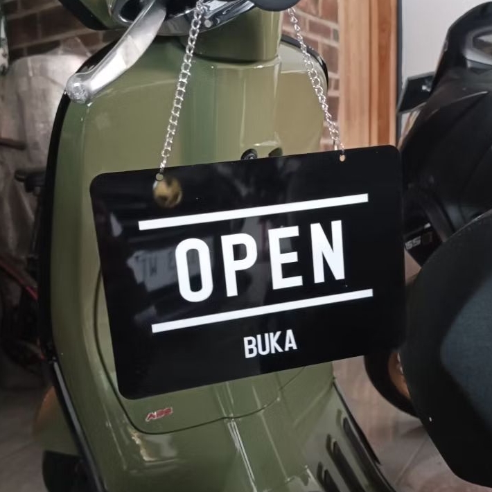 Jual sign board akrilik / sign board akrilik open closed / open closed ...
