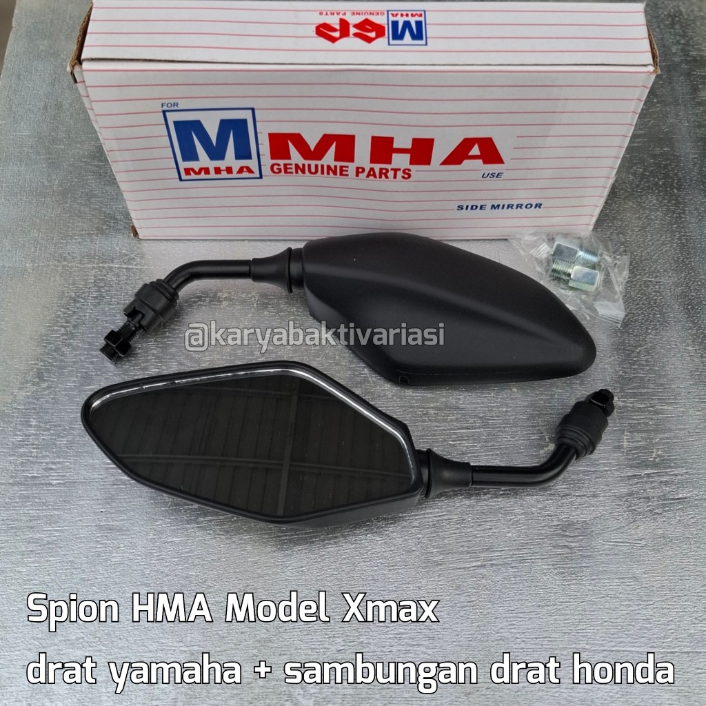 Jual SPION MHA MODEL XMAX, DRAT SPION YAMAHA + SAMBUNGAN SPION HONDA ...