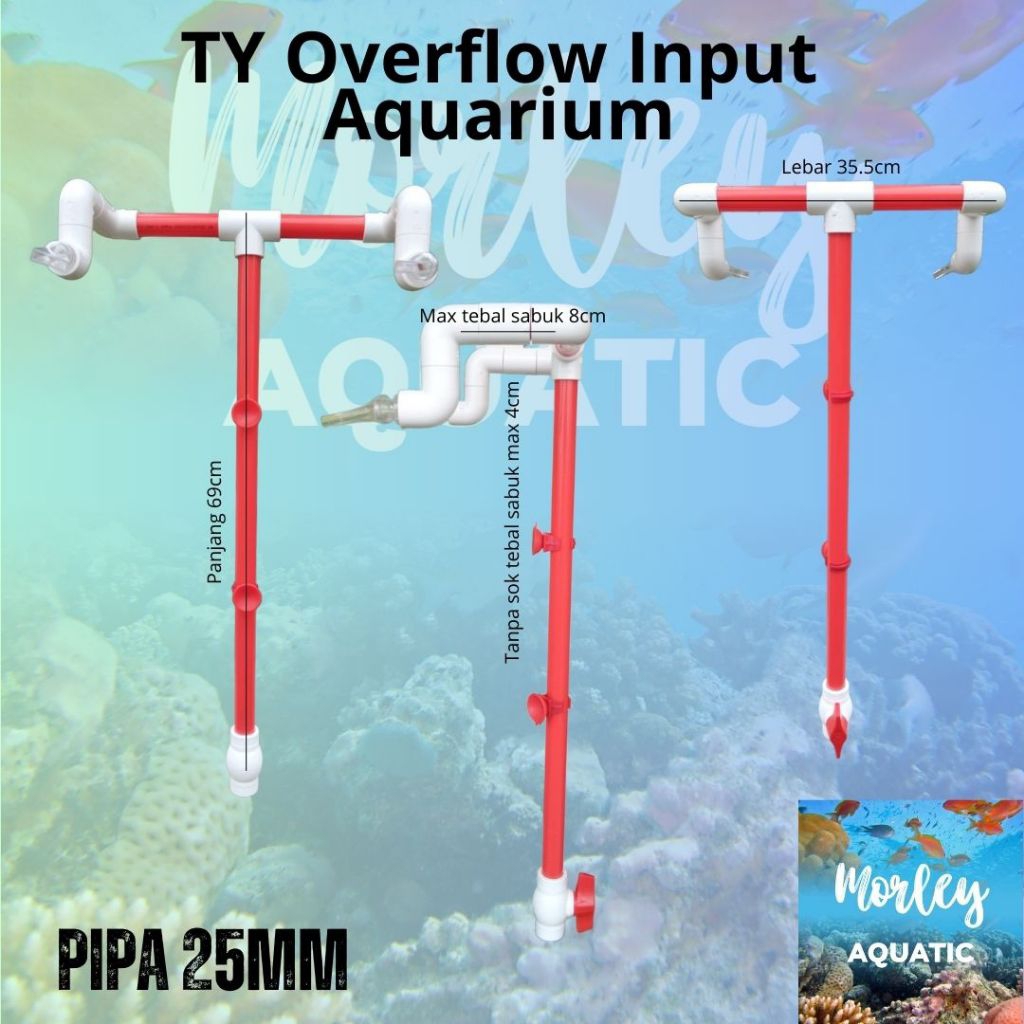 Jual TY OVERFLOW INPUT AQUARIUM 25MM | Shopee Indonesia