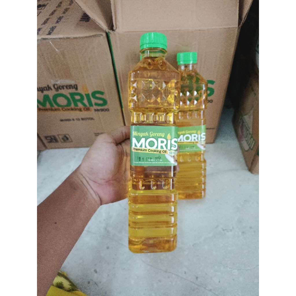 Jual 1 karton 12 Pcs Minyak Goreng Moris Mr900 ( 800 ml ) | Shopee ...