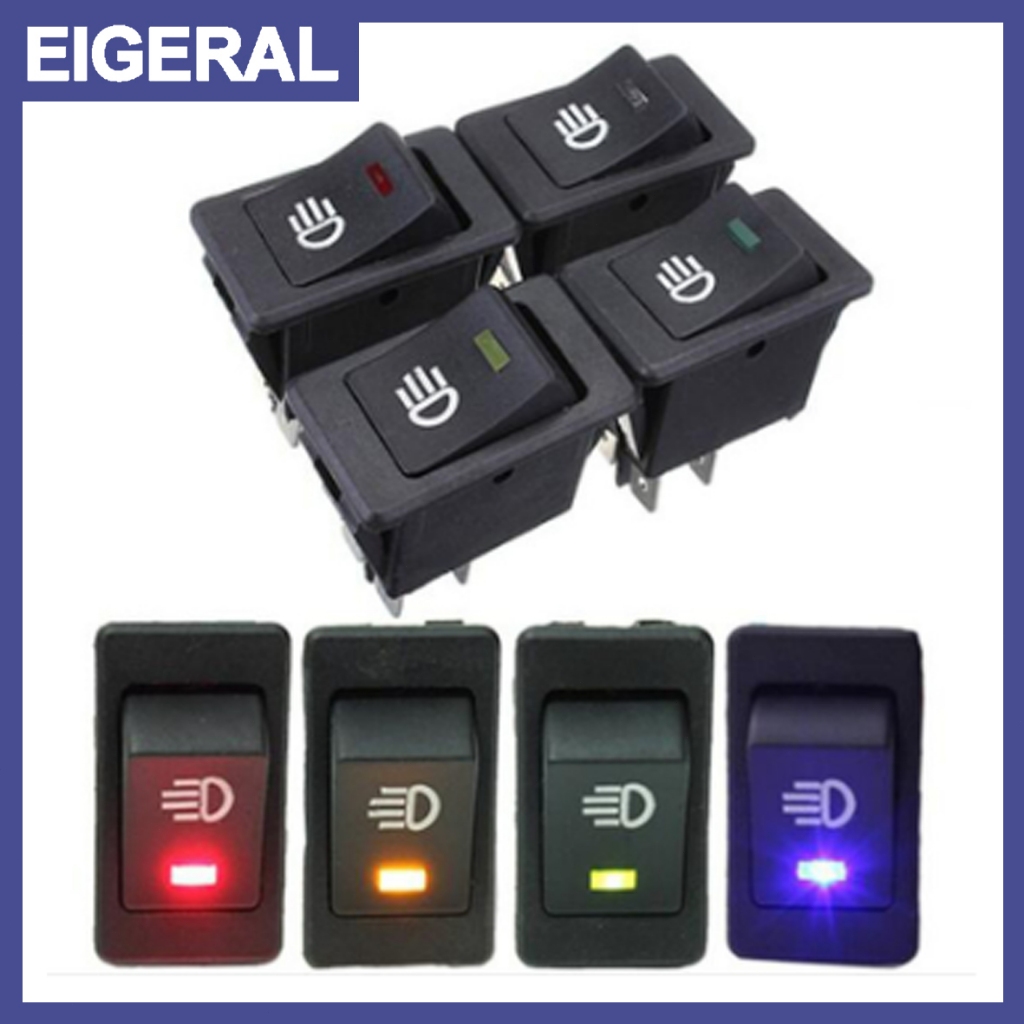 Jual Saklar Switch Fog Lamp Mobil 4 Pin 12V 35A LED Universal Saklar ...
