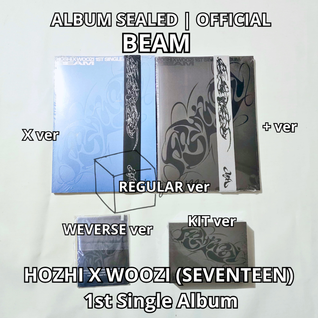 Jual [ READY NEW OFFICIAL ] HOSHI X WOOZI ( SEVENTEEN ) - 1st Single Album [ BEAM ] ( Standard ...