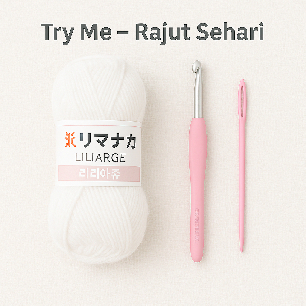 Jual MADEBYBULAT - PAKET BENANG RAJUT SEHARI STARTER KIT CROCHET PEMULA ...