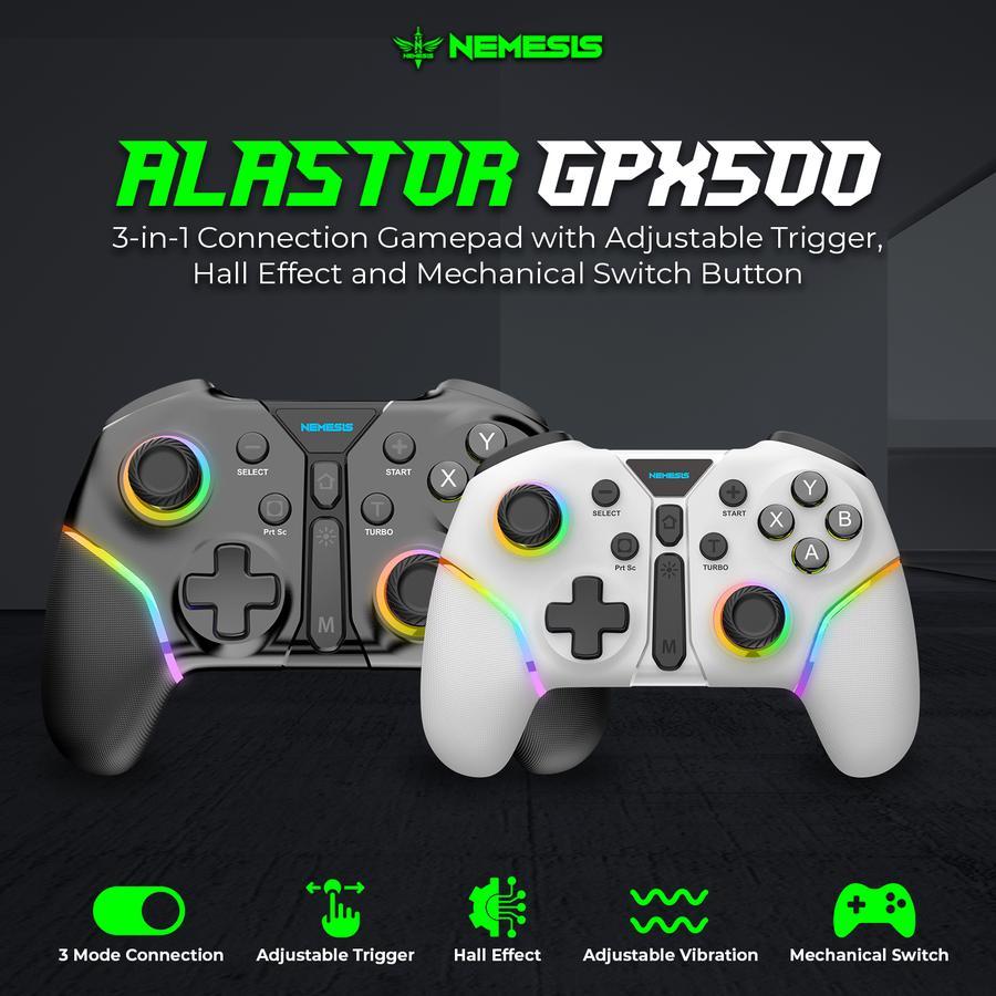 Jual NYK GPX500 / GPX-500 Alastor Tri Mode Wireless RGB Gaming ...