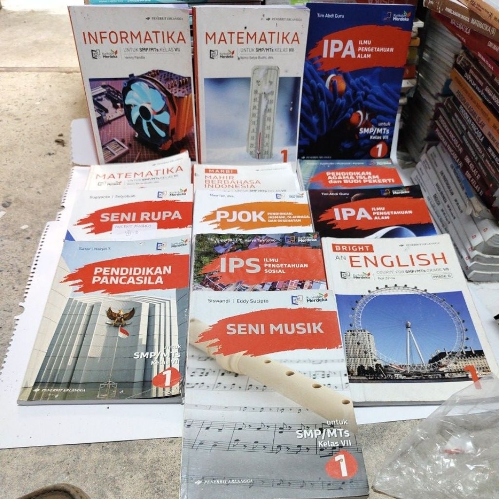 Jual Buku paket kelas 7/1 SMP kurikulum merdeka Erlangga | Shopee Indonesia