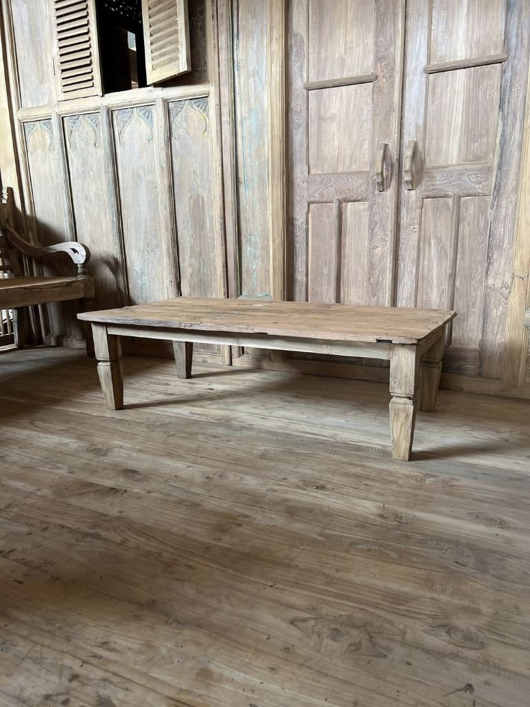 Jual Kayu Lama Meja kopi meja tamu coffe table rustic | Shopee Indonesia
