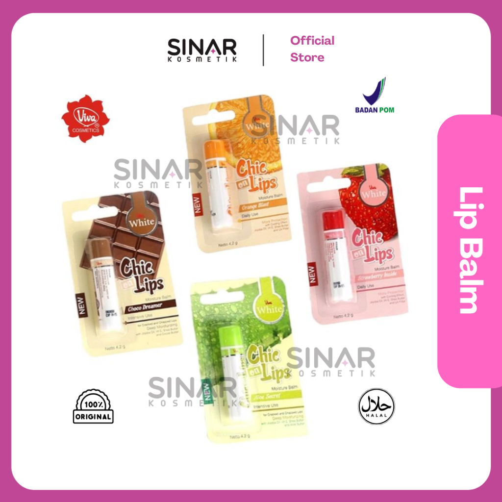 Jual Viva Chic On Lips / Moisture Balm / Lip Balm | Shopee Indonesia