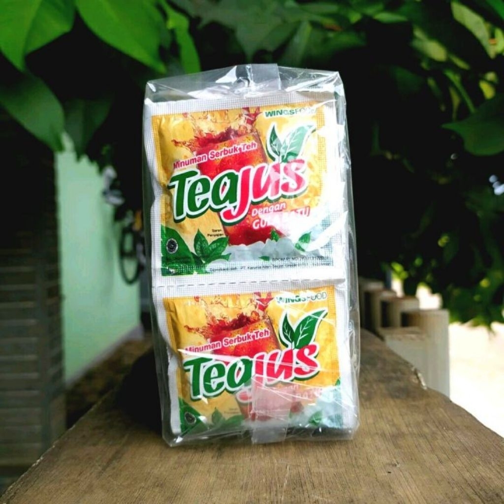 Jual teajus dengan gula batu 1 pak isi 6 renceng (60 sachet) | Shopee ...