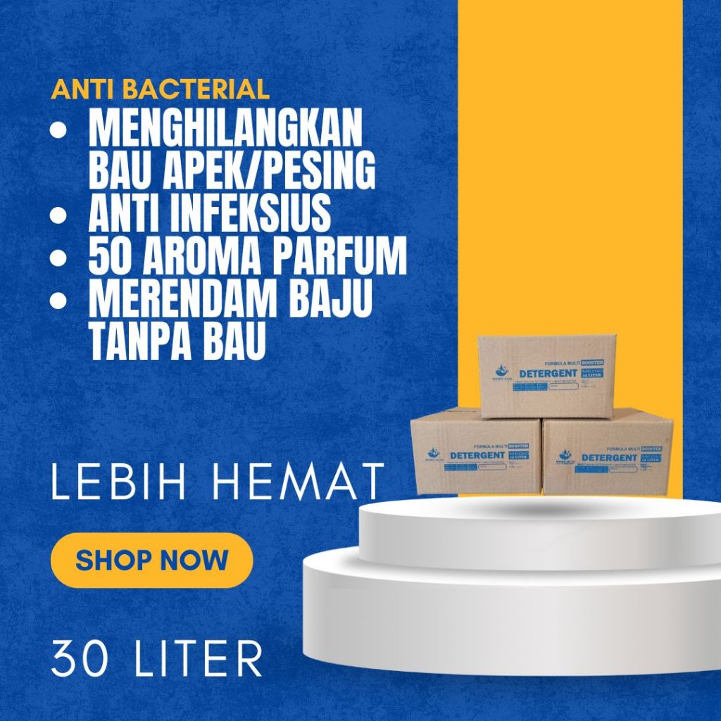 Jual Anti Bacterial Extra Paket Bahan Detergent Premium plus booster ...