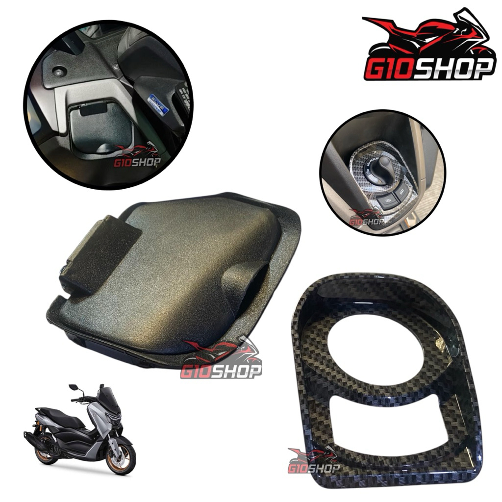 Jual paket Cover Kunci Keyless Carbon dan cover Tutup Laci Kiri Motor ...