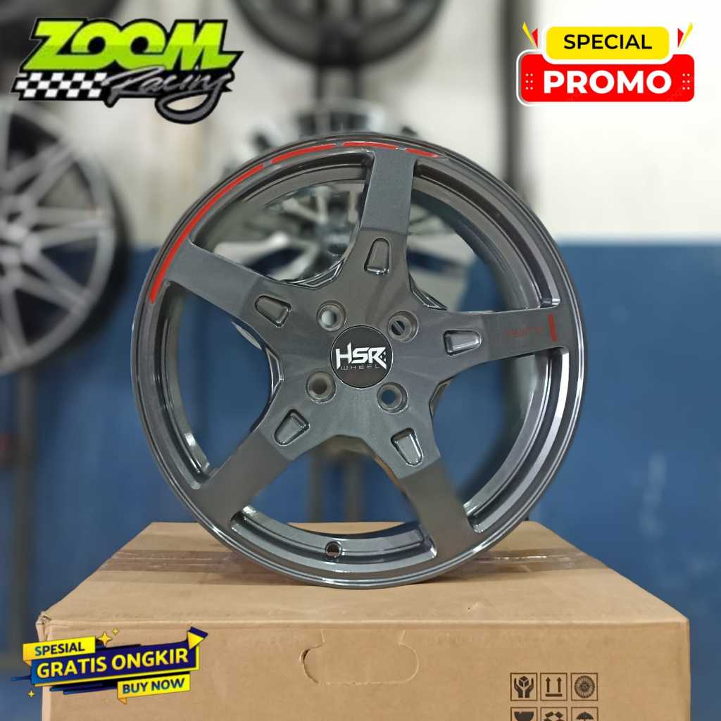 Jual Velg Racing Ring 16 Mobil Agya Vios City Yaris Etios R16 Hsr Pente Pcd 4x100 Grey | Shopee ...