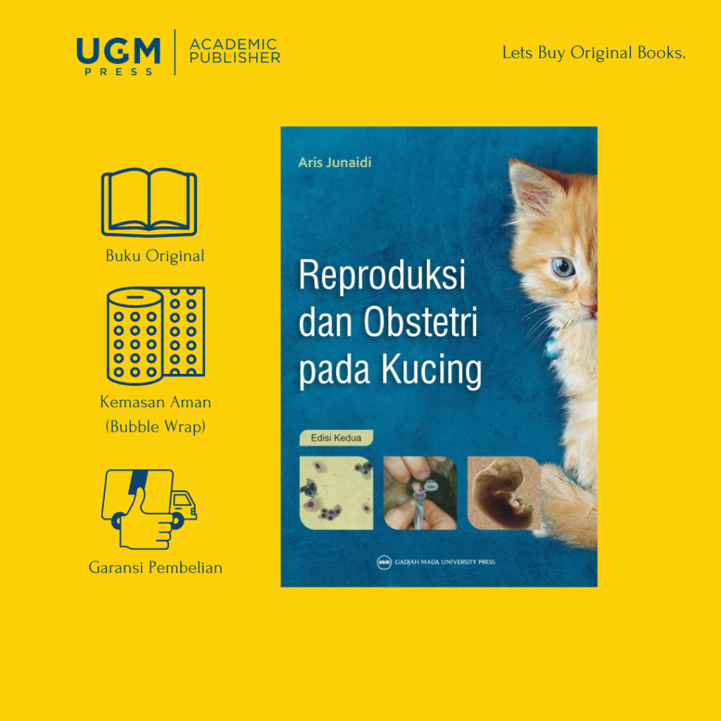 Jual UGM Press Buku Original Reproduksi dan Obstetri pada Kucing Edisi ...